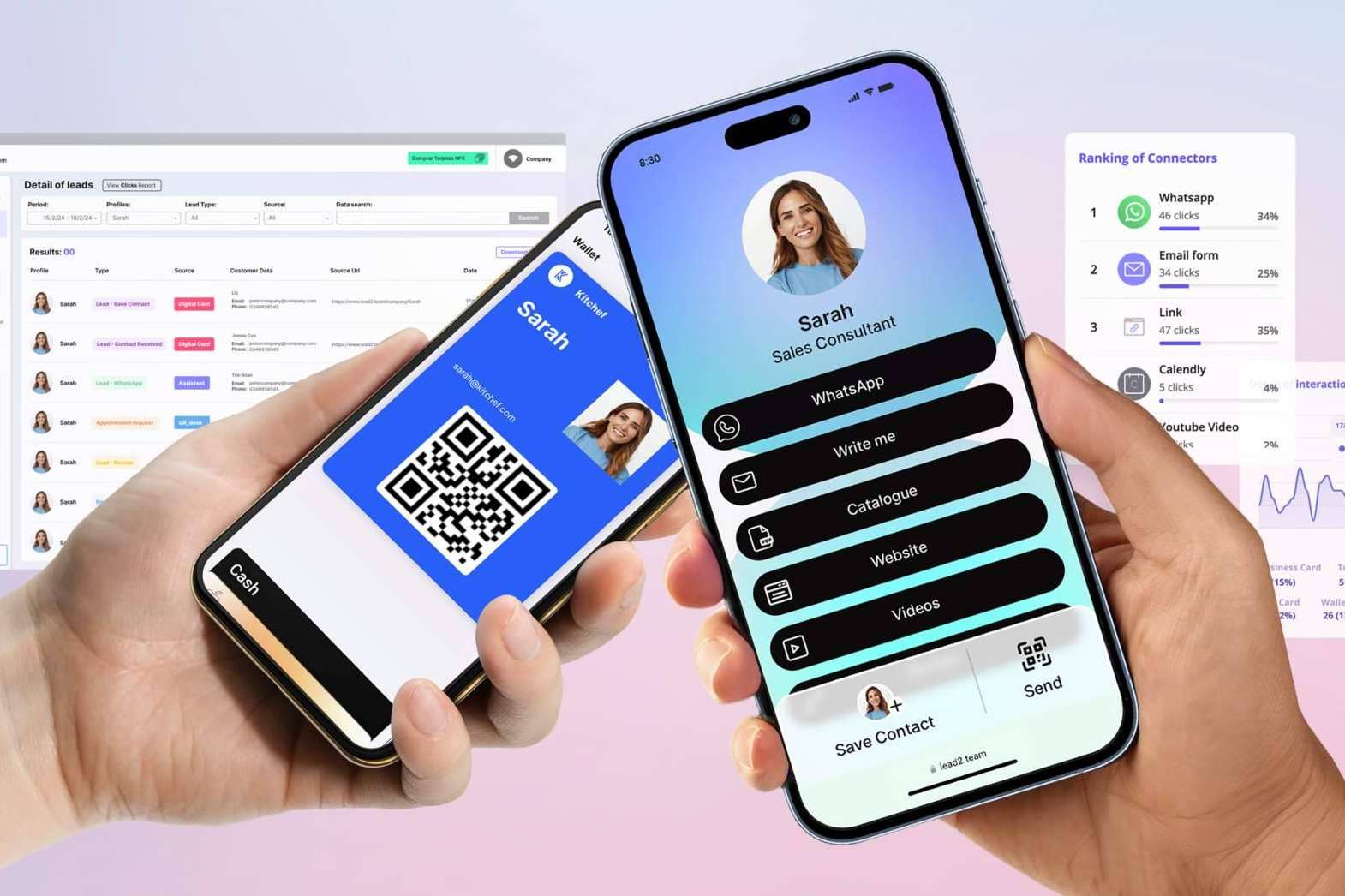 Tarjeta digital, la alternativa moderna a las tarjetas de presentación con Lead2Team - Dicpas
